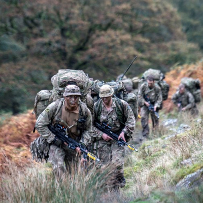 British Army Engagement Team at The National Airsoft Festival 2024